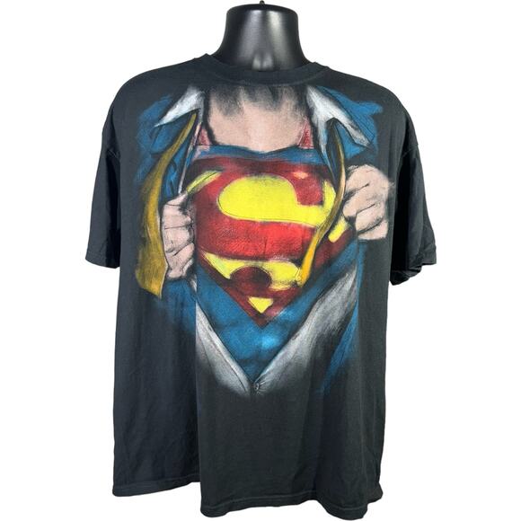 DC Comics | Shirts | Superman Open Disguise Graphic Short Sleeve Shirt ...
